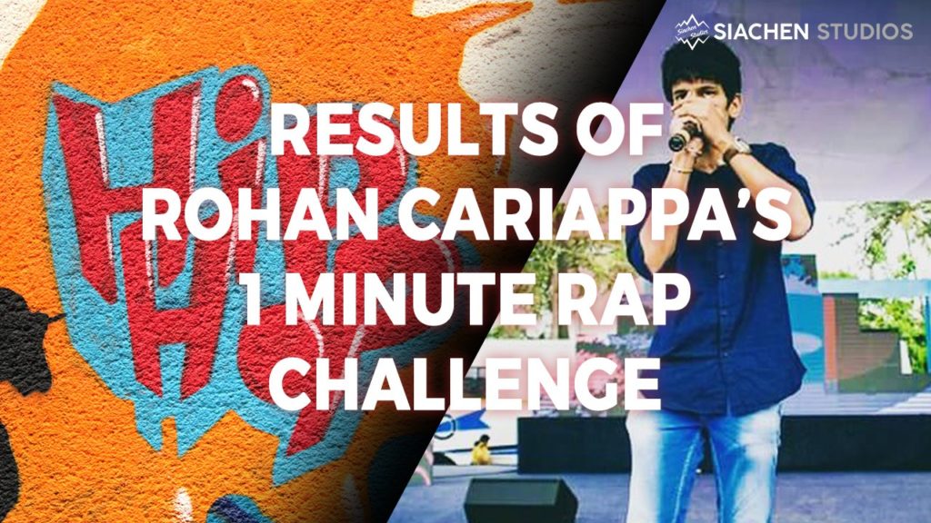 Rohan Cariappa - 1 Minute Rap Challenge Season 2 Results Out Now ...