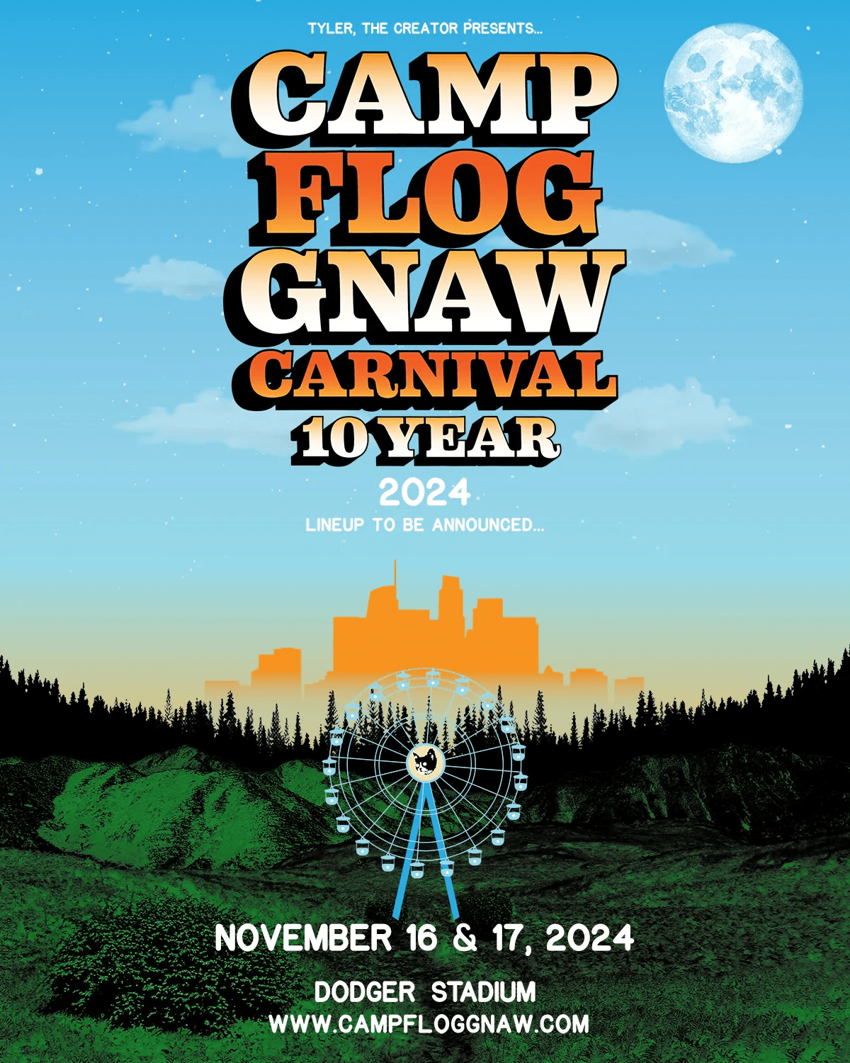 Tyler The Creator Announce Camp Flog Gnaw Dates And Location For Its 10 ...